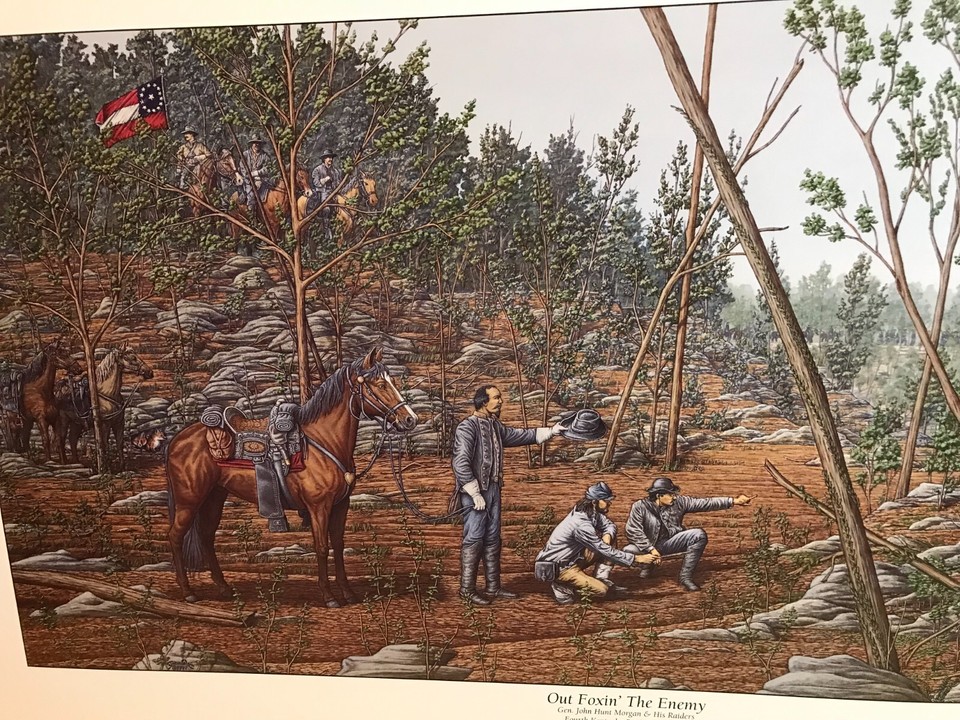 John Warr Limited Edition Civil War Art print Out Foxin' The Enemy ...