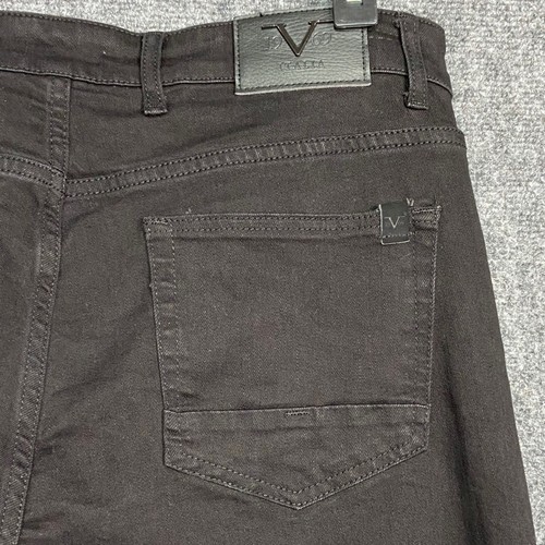 Versace V1969 Italia Men's Black Moto Jeans W38 L32 Abbigliamento ...