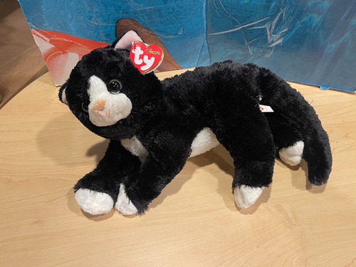 Ty Classic SHADOW Plush Stuffed Black Cat (Laying version) 2016 | eBay