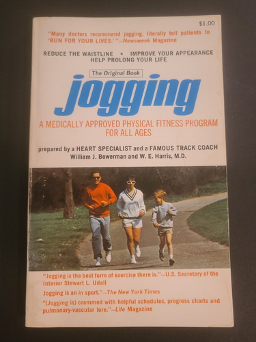 Jogging: A Physical Fitness Program for All Ages 1967 FIRST EDITION PB ...