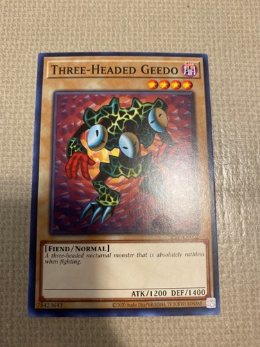Yu-Gi-Oh! three headed geedo mint common PSV-EN002 25th anniversary | eBay