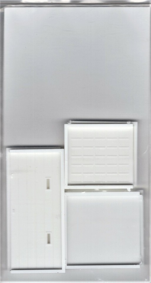 HO Scale Pikestuff 541-1202 Assorted White Freight Doors pkg (6) | eBay