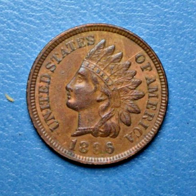 1896 Indian Head Cent Penny ~UNC UNCIRCULATED ~ US Type Coin ...
