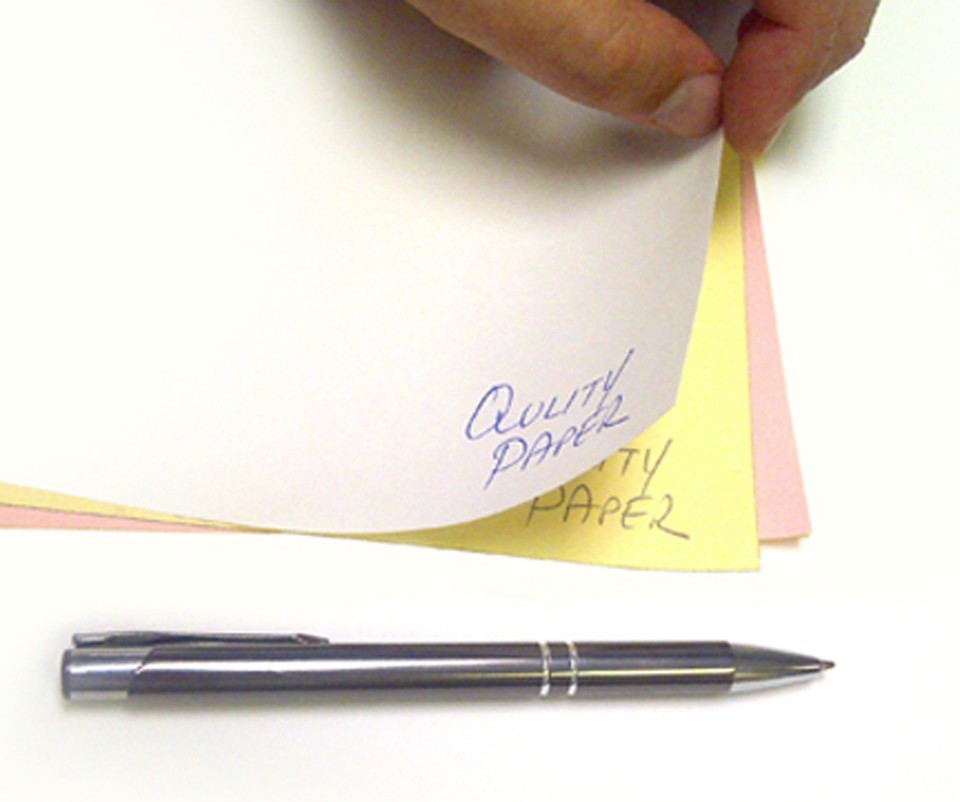 167 Sets NCR Paper 3 Part Letter Size Reverse Collated Carbonless Paper ...