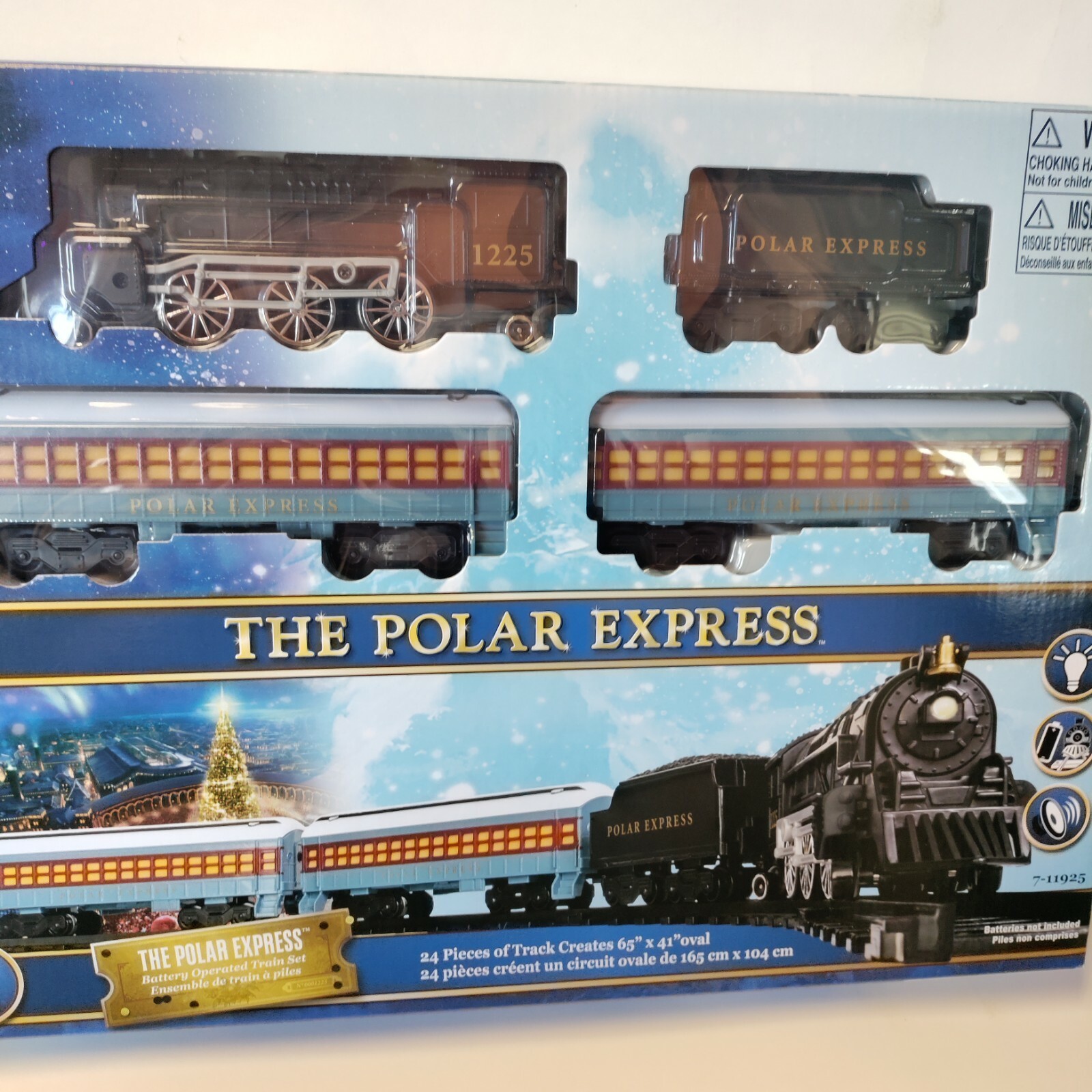 POLAR EXPRESS Lionel MINI Ready To Play Train Set 7-11925 Battery ...