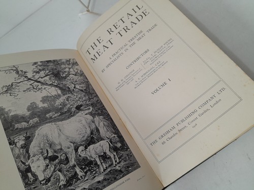The Retail Meat Trade Book 1928 Volume 1 Gresham Publishing Ltd ...