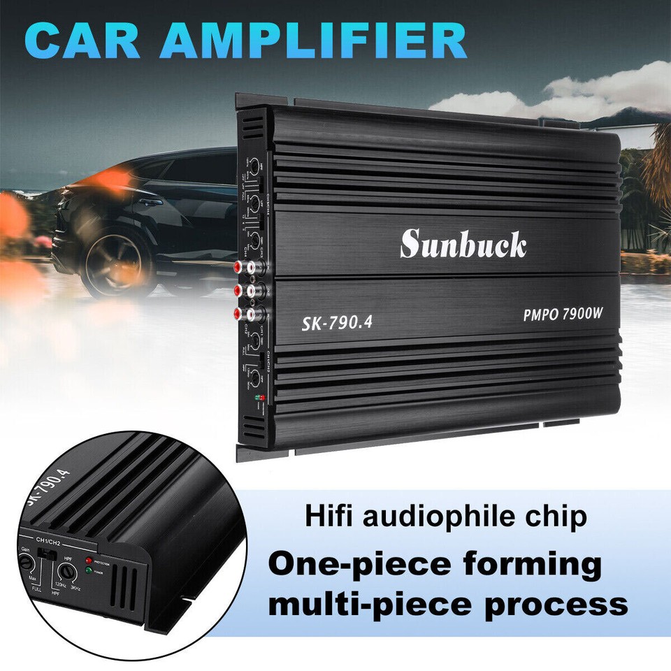 4 CH Car Amplifier Audio Amplifier Stereo Music For Subwoofer Superb ...