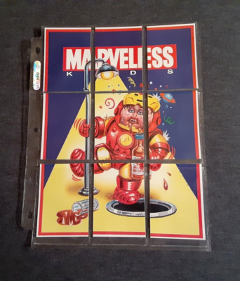 marveless kids garbage pail kids puzzle iron man drunk ken boozin bruce ...