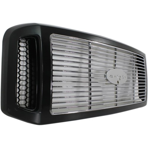 New Grille For 2005 Ford Excursion Limited Painted Black Shell Chrome ...