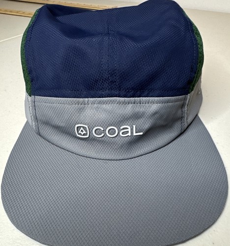 coal headwear Cap Polyester OSFM Adjustable Strap Green Blue Gray ...