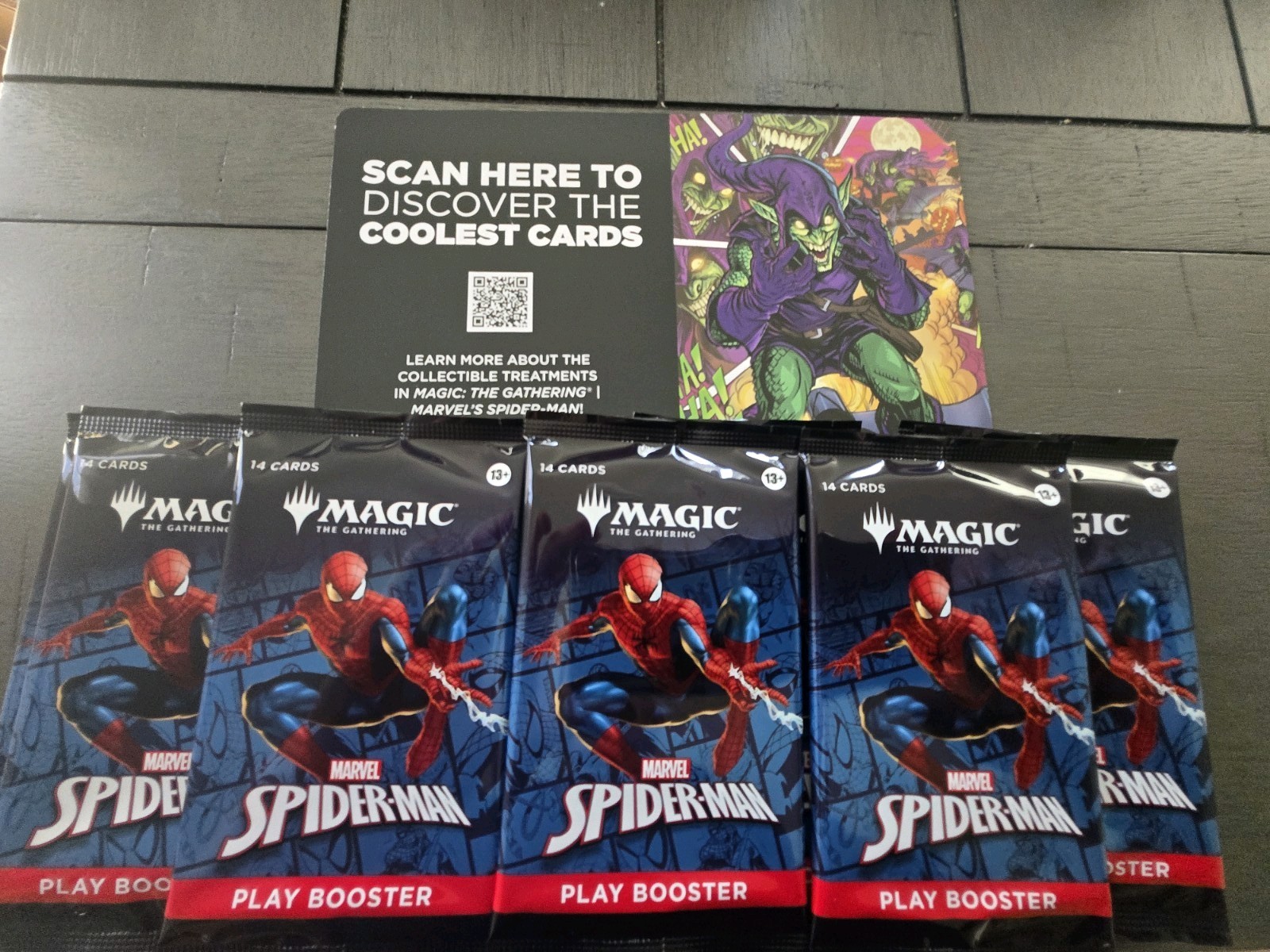 15x Lot Spider-Man Magic: The Gathering Play Booster Packs MTG ...
