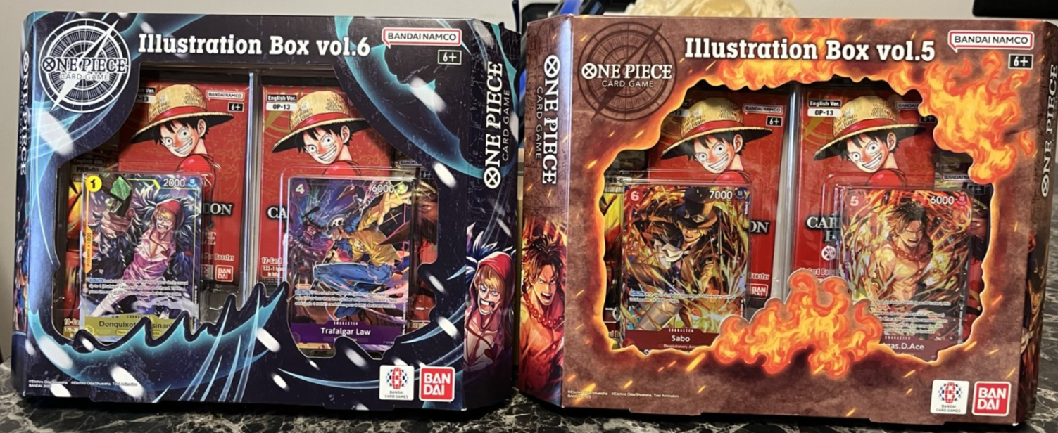 One Piece Illustration Box Vol 5 + Vol 6 Lot Set Of 2 Sealed QTY PRB-02 ...