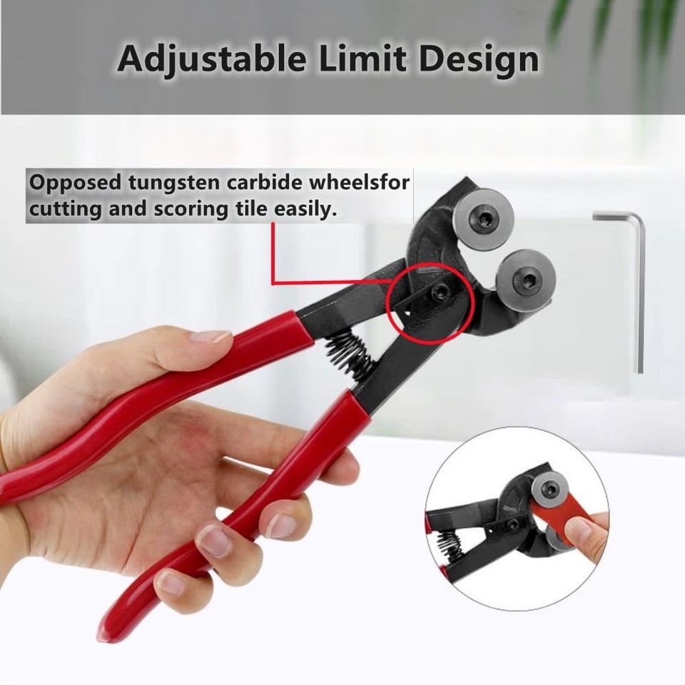 Heavy Duty Wheeled Glass Mosaic Nipper & Hd Ceramic Tile Nipper, Cutter ...