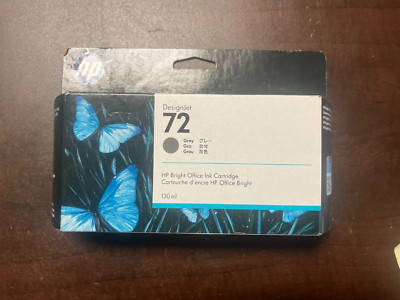 2018 - HP 72 Gray DesignJet Ink Cartridge 130ml (C9374A) OEM Sealed | eBay