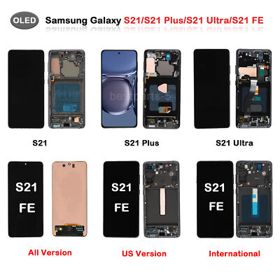 For Samsung Galaxy S21/S21 Plus/S21 Ultra/S21 FE OLED Display Screen ...