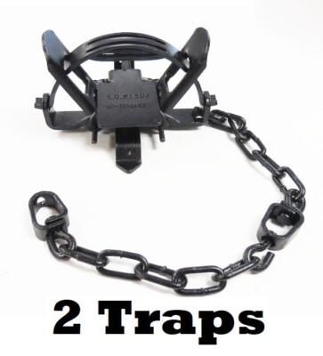 2 No BS K.O Double Jaw 1-1/2 CS Trap Trapping Supplies 2 Traps | eBay