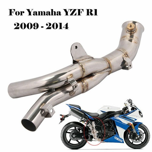 YZF R1 2009-14 Mid Link Pipe Replace of Catalyst Cat for Original ...