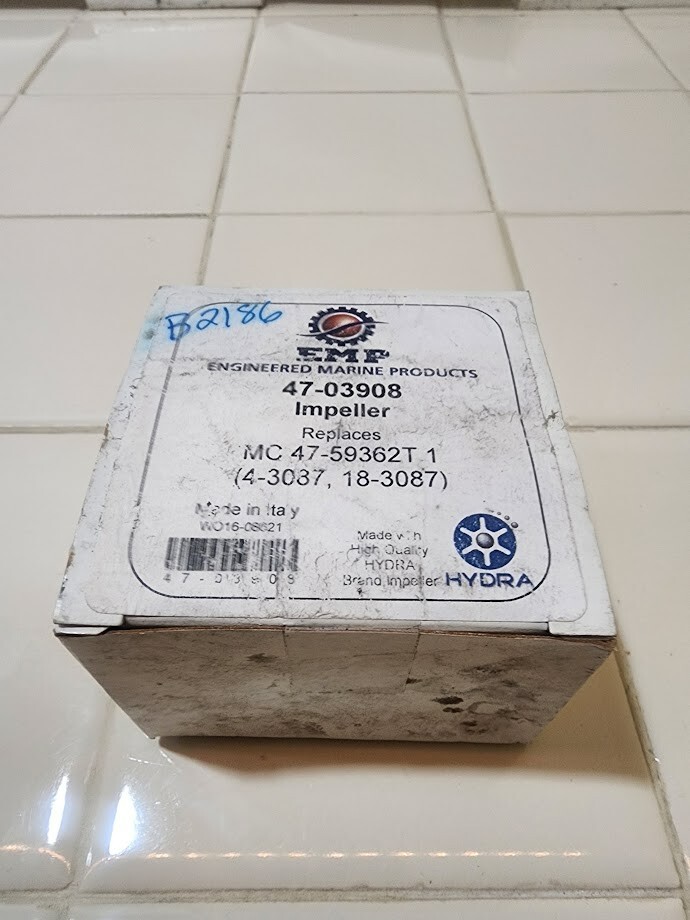 Engineered Marine Products (EMP) 47-03908 Impeller Replaces MC47 ...