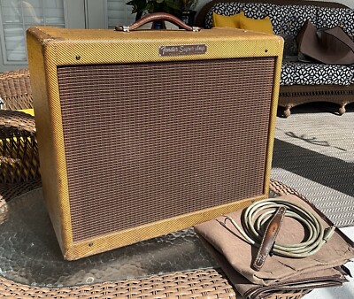 1958 Fender 5f4 Super Amp 2 X 10 original Components Not A Reissue | eBay