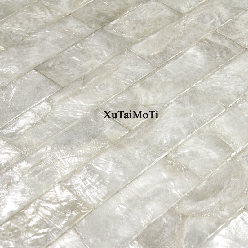 Seashell Tile Backsplash SHELL Tiles Mother Of PEARL HEXAGON Wit