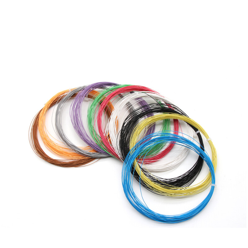 Single Conductor Cable Wire 38AWG-24AWG Extra Fine Silver Plated Copper ...