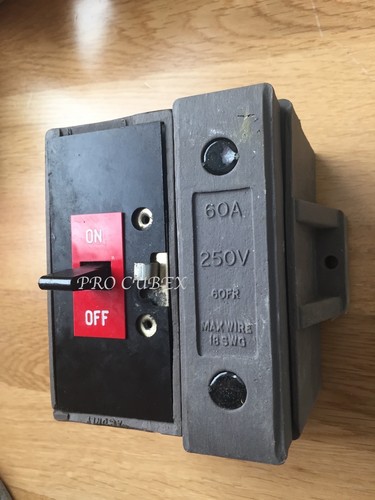 MEM EATON MAIN SWITCH 60A 250v 60FR 18SWG | eBay