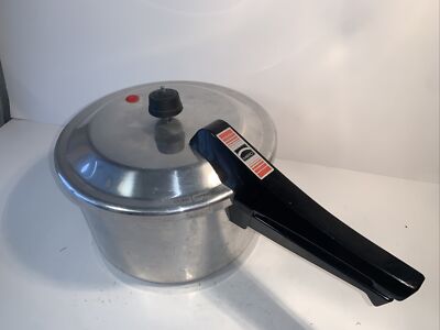 Vintage MIRRO-MATIC Aluminum 4 Qt Pressure Cooker M-0534 Complete W ...
