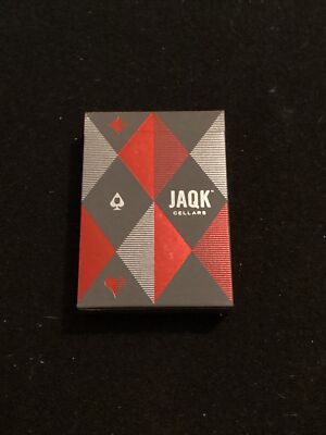 JAQK Cellars Playing Cards By Theory 11 (Red) | eBay UK