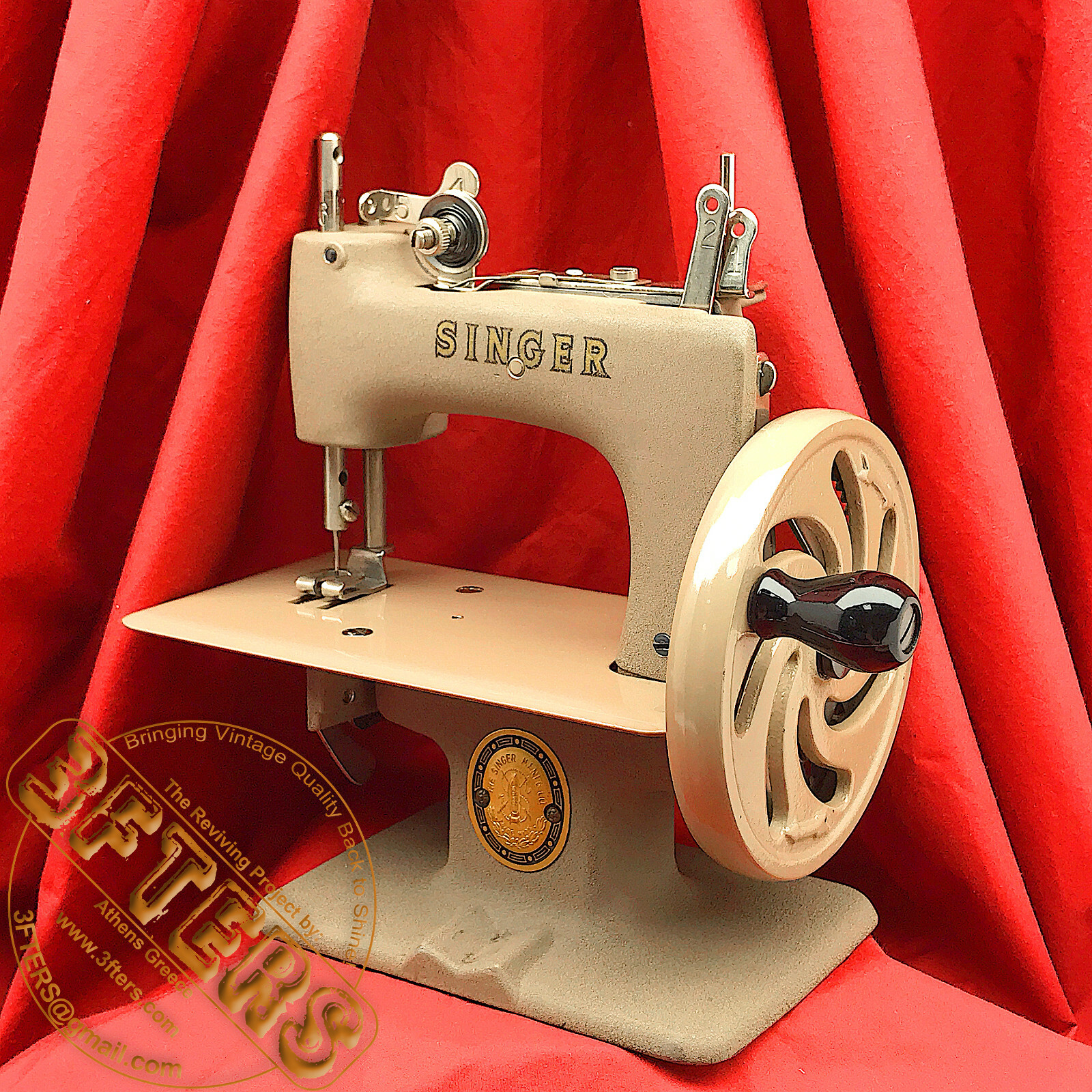 SINGER SEWHANDY 20 Child Toy Sewing Machine 20-10 Restored & Serviced ...