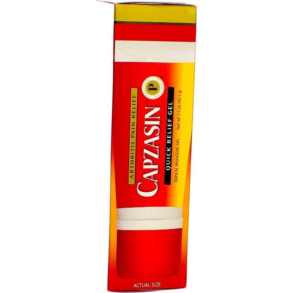 Capzasin Capzasin Arthritis Pain Relief Quick Relief Gel, 1.5 oz (Pack ...