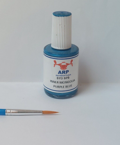 For BYD Code BPB INNER MONGOLIA PURPLE BLUE Touch up paint + Fine Tip ...