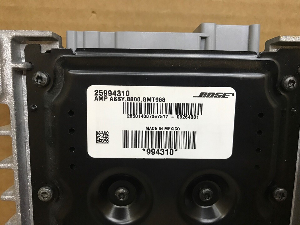 10-16 GMC Acadia Chevy Traverse Bose Amplifier Amp Radio Audio Stereo ...