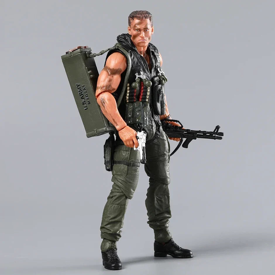 NECA Schwarzenegger Commando Action Figure Model Toys Creative Action ...
