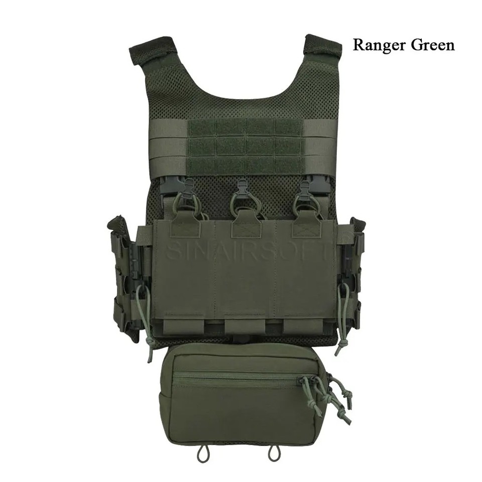 Tactical Military Vest Molle Chest Rig Quick Release LV119 Body Armor w ...
