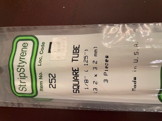 EVERGREEN SCALE MODELS-STRIPSTYRENE/ POLYSTYRENE/STYRENE -VARIOUS SIZES ...