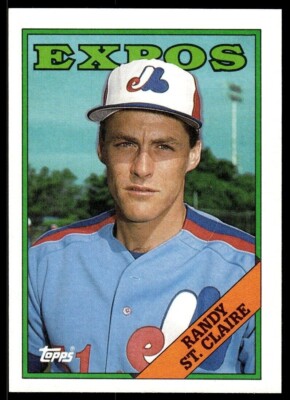 1988 Topps #279 Randy St. Claire Pitcher Montreal Expos FREE shipping ...