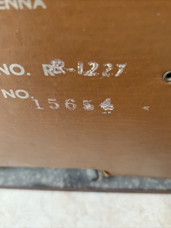 Rare Vintage 1947 DELCO Model R-1227 Tabletop TubeRadio WORKS VG Brown ...