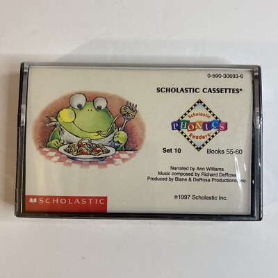 Scholastic Phonics Readers Set 10 Books 55-60 (Cassette, 1997) Sealed ...