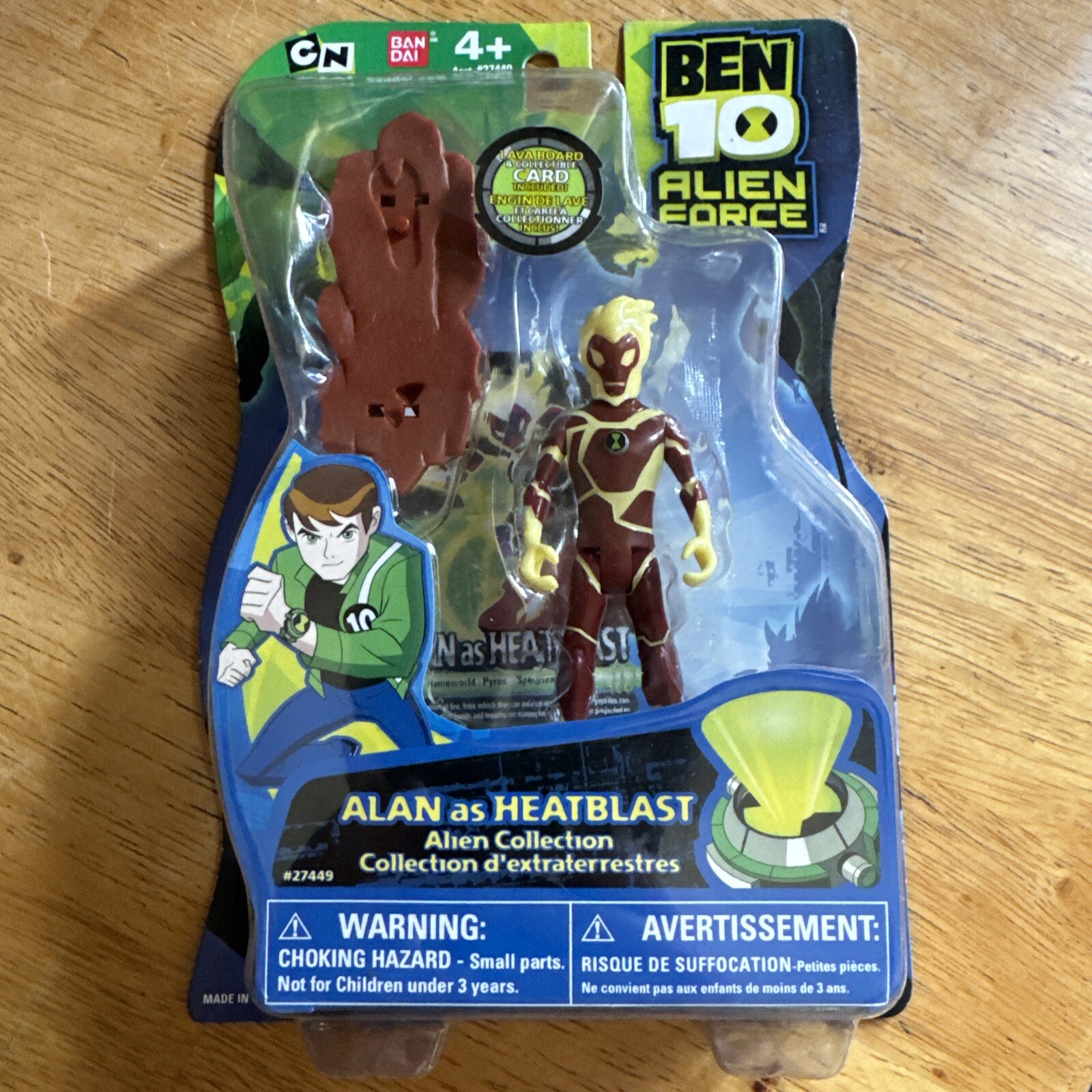 Ben 10 Alien Force Alien Collection 4” Action Figure Alan As HeatBlast ...