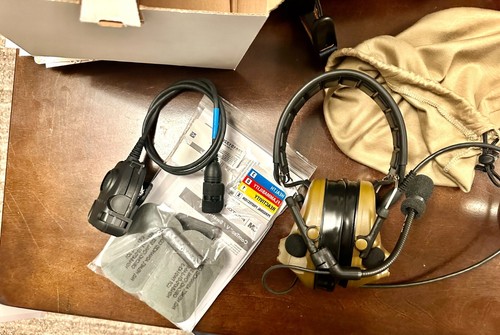 New 3M Peltor ComTac V Dual Comm, Complete Set Up With All Accessories ...
