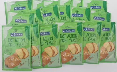 Dried Yeast Fast Action 18 Sachets 7g Vegan Vegetarians Bread Baking ...