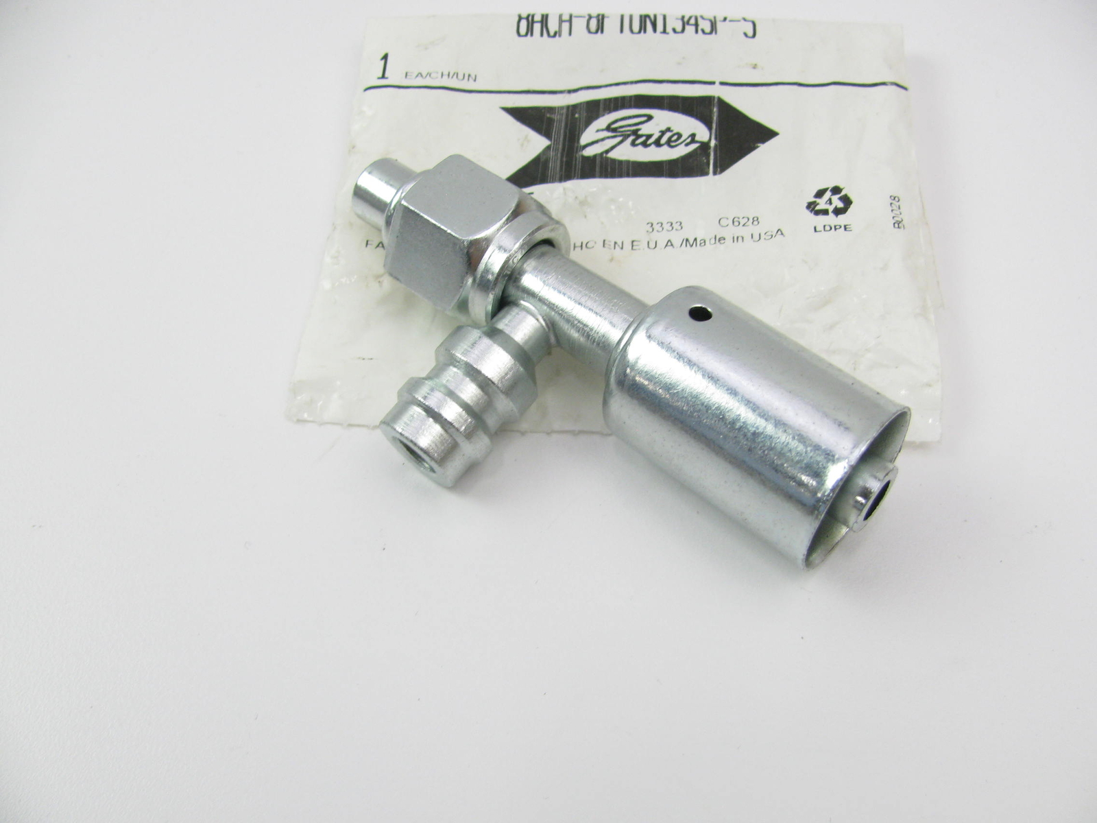 Gates G45588-0808S Air Conditioning A/C Hose Fitting; Female; SAE Tube ...