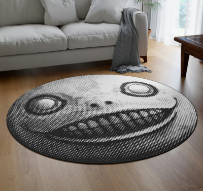 Emil - Yoko Taro face mask NieR Automata / Replicant Round Rug 60 ...