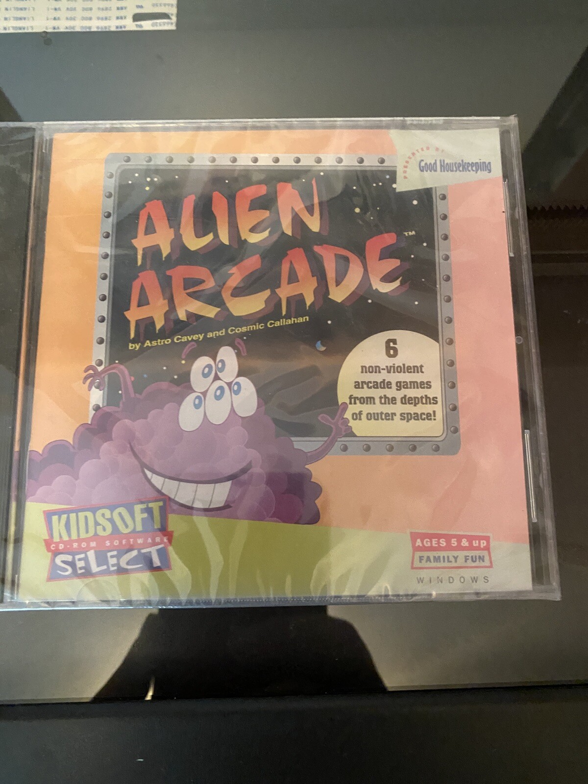 Kidsoft ALIEN ARCADE CD Non Violent Arcade Games Family Fun Brand NEW ...