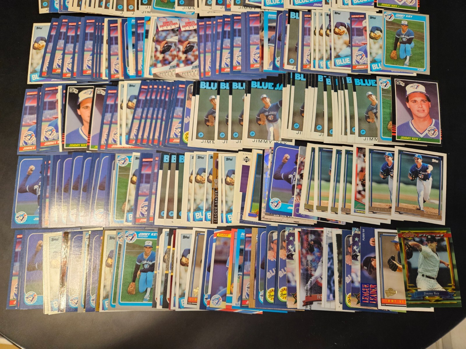 Huge Lot of 400+ Jimmy Key Baseball Cards - Inserts, Base, Parallels ...