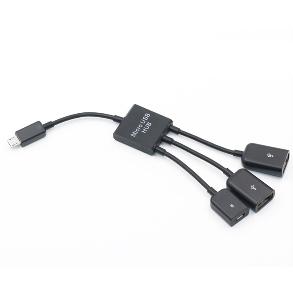 USB Cables Mobile Phone Hub Host Micro Split Adapter OTG For Android | eBay