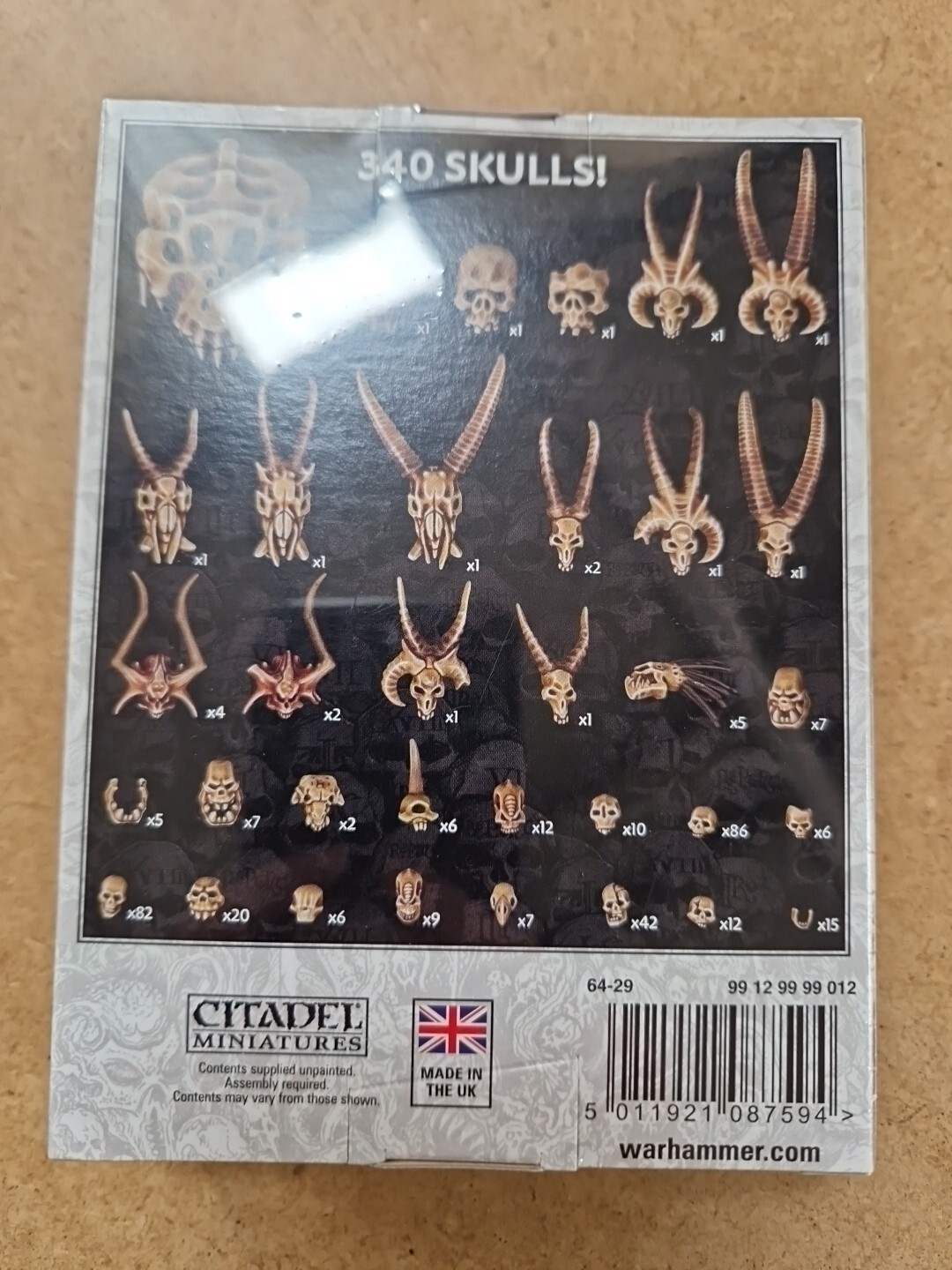 Games Workshop Warhammer 40000 Citadel Skulls Miniature - 99129999012 ...