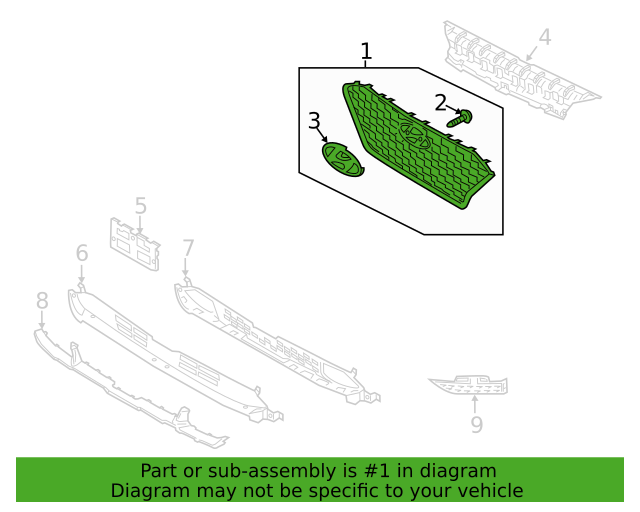 GENUINE Radiator Grille BLACK for 2018-2021 Hyundai Kona 86350J9000⭐⭐⭐⭐ ...