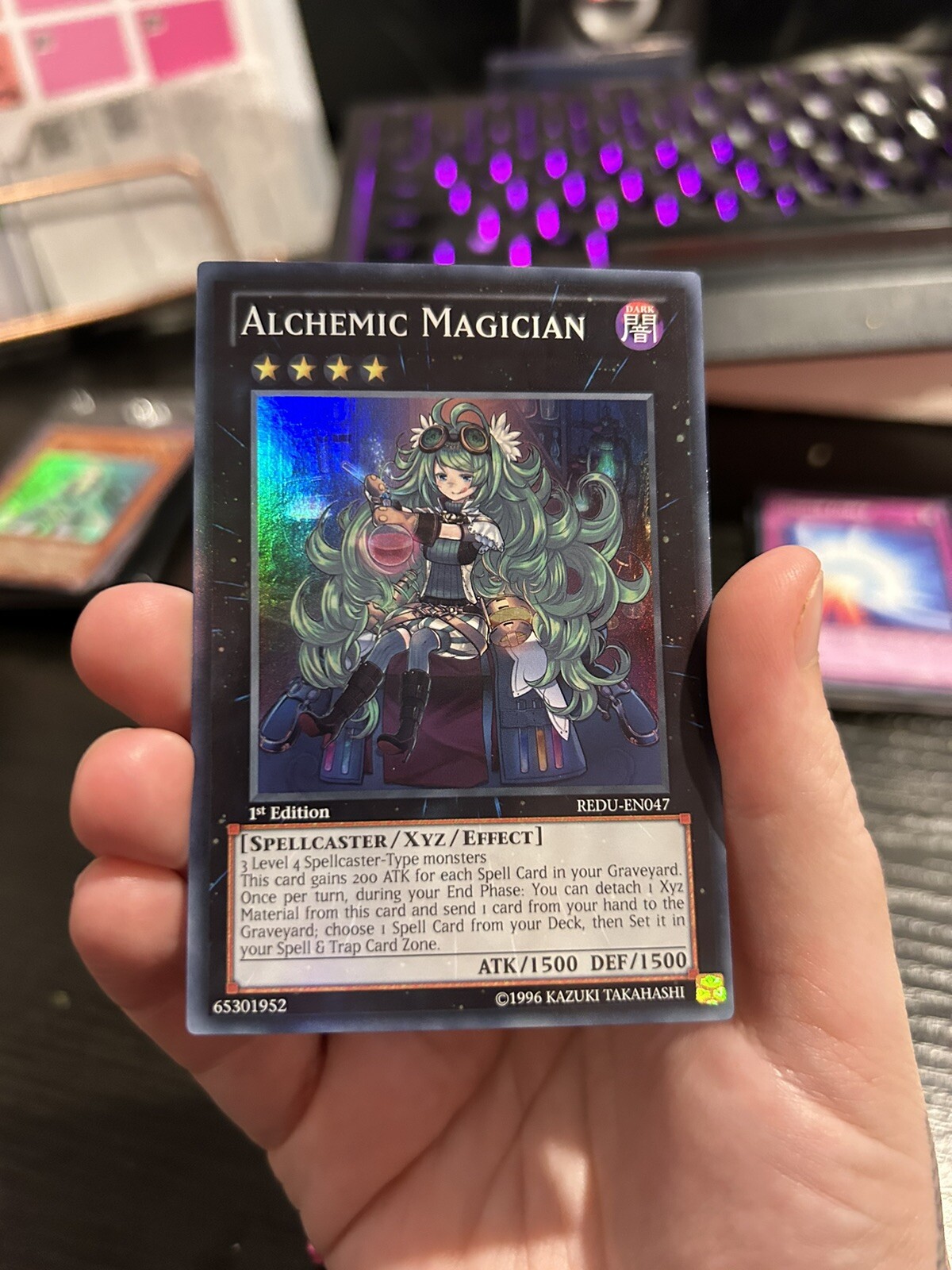 LP YUGIOH ALCHEMIC MAGICIAN 1st EDITION Super Rare REDU-EN047 | eBay