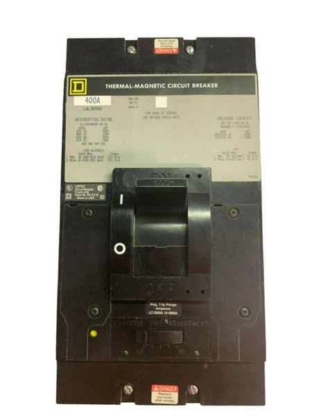 Square D LAL36400 3 Pole Circuit Breaker for sale online | eBay